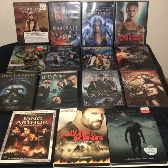 Media | Fantasyaction Moviesdvd Lot15 Total | Poshmark